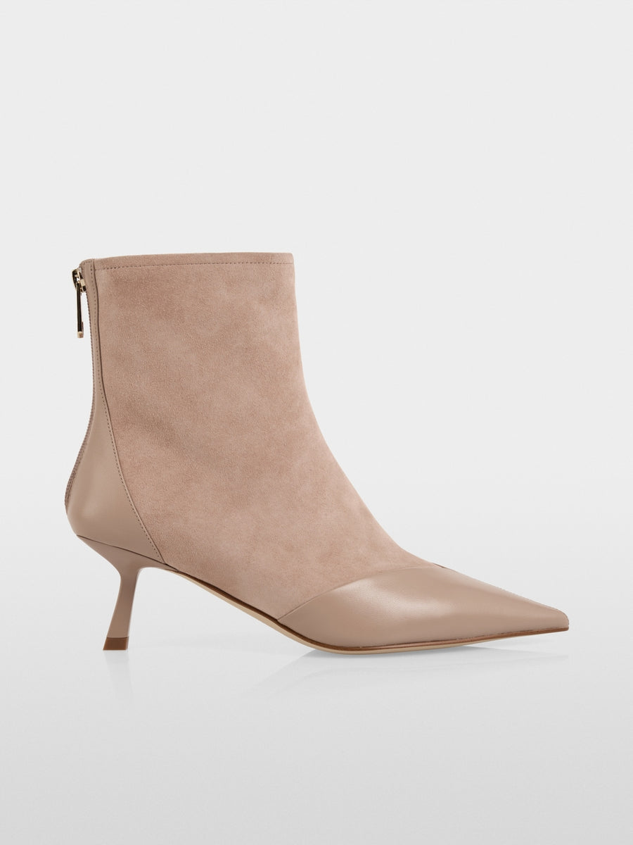 Pointed Ankle Heel Boot - Warm Taupe – Jenny's Boutique