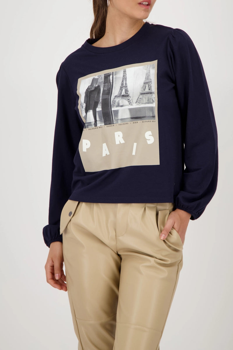 Polaroid Print Sweater - Night Sky – Jenny's Boutique