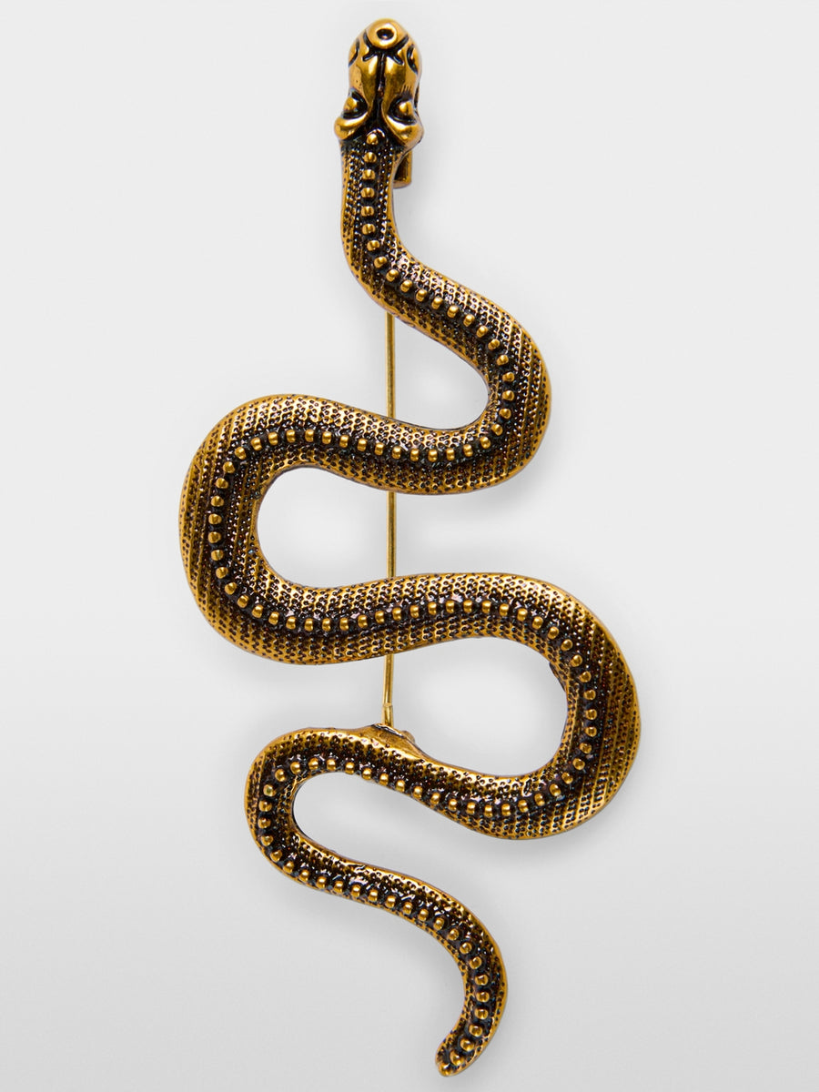 Snake Brooch - Bright Corn – Jenny's Boutique